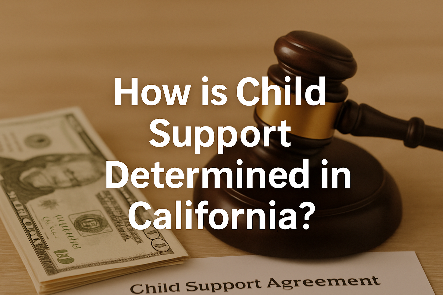 How is Child Support Determined in California?